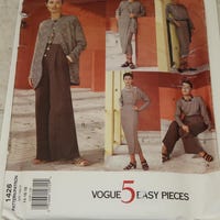 Uncut Vintage Vogue Sewing Pattern Shirt Top Blouse Flowy 12 VOGUE 7023 ...