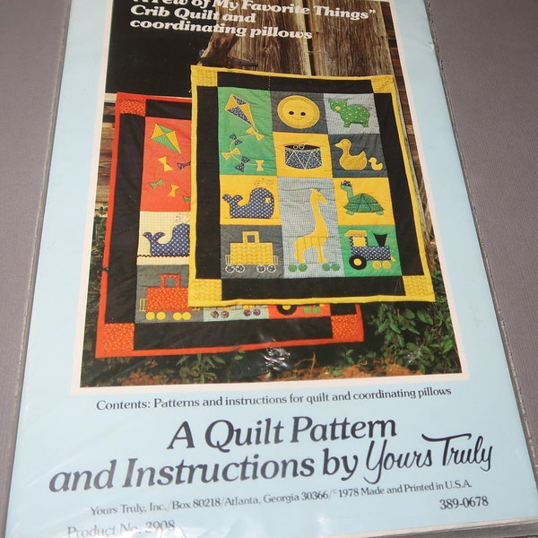 My Favourite Things Quilt Pattern - Etsy