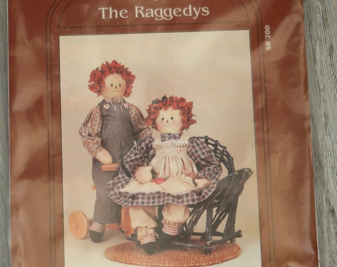 Uncut the Raggedys 24 Inch Rag Doll Pattern by My Sister and I Patterns ...