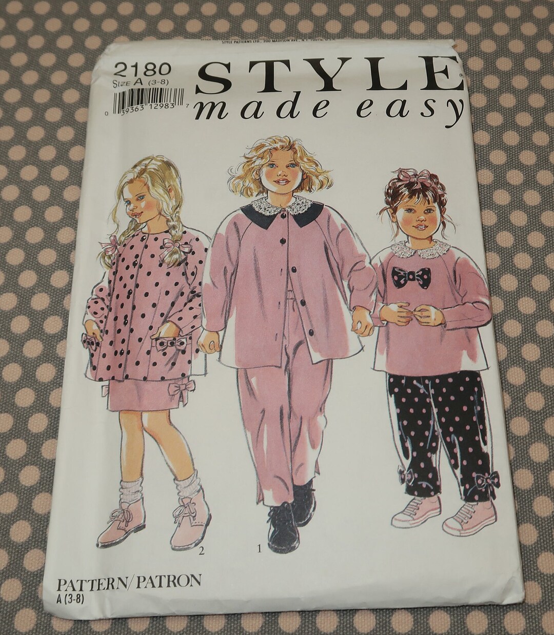 Uncut 3-8 Style 2180 Girls Jacket and Coordinates Pattern - Etsy