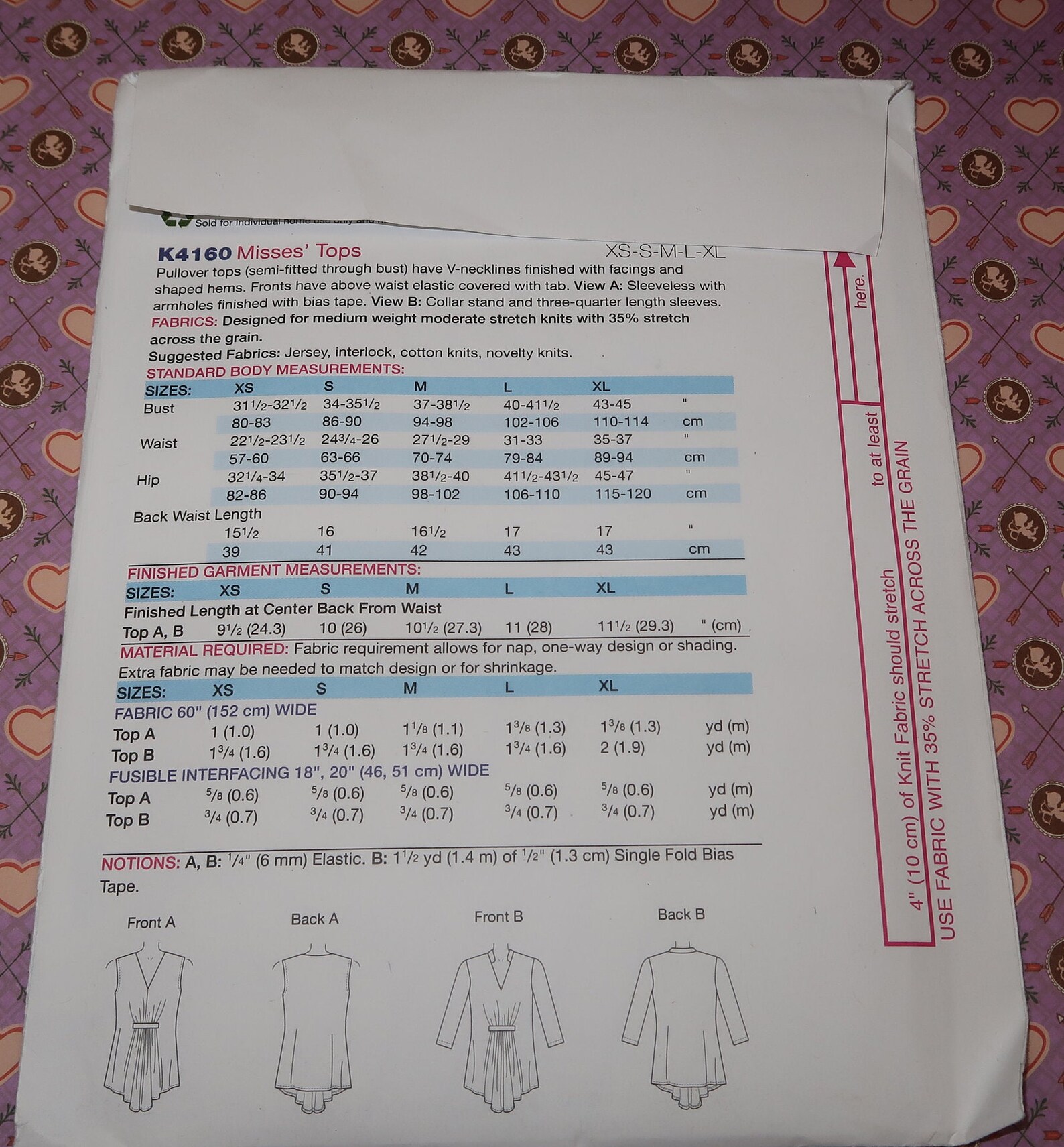 Uncut XS-XL Kwik Sew 4160 Top Pattern - Etsy