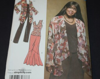 Jacket Top and Skirts by Khaliah Ali Simplicity 1761 - Etsy