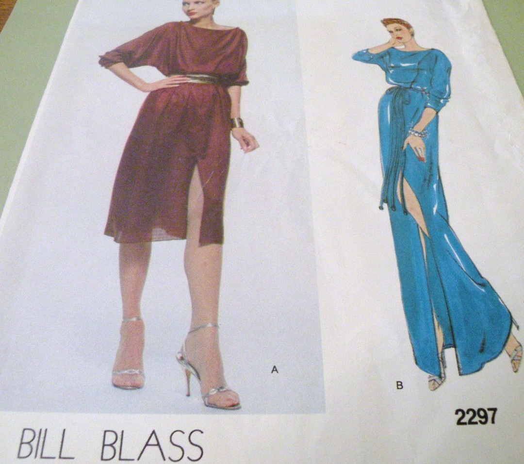 BILL BLASS Vogue American Designer 2297 Size 6 Uncut - Etsy