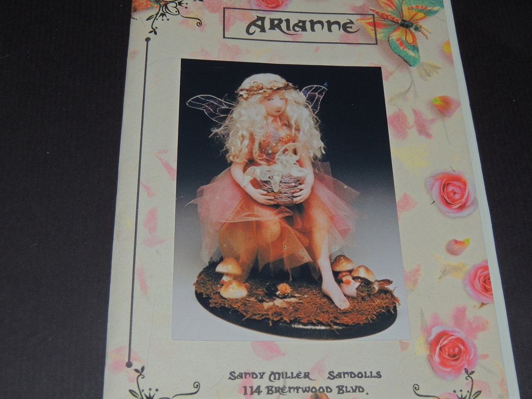 Uncut Fairy Doll arianne Sandy Miller Sandolls - Etsy