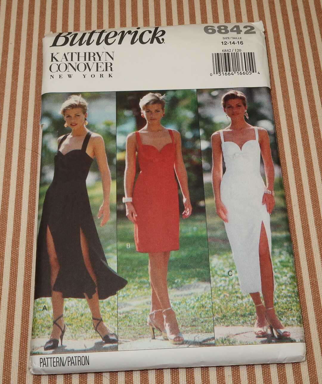 Uncut 12-14-16 Kathryn Conover New York Butterick 6842 Misses Dress ...