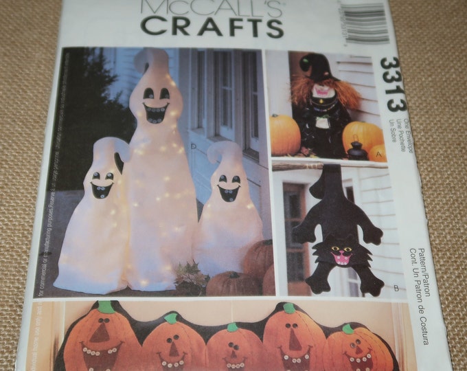 Uncut Mccalls Crafts 3313 Halloween Decorations Pattern - Etsy