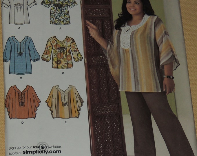 Uncut 20W-28W Khaliah Ali Collection Top Pattern Simplicity 2230 - Etsy