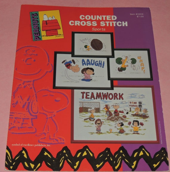 PEANUTS Counted Cross Stitch Pattern - Etsy