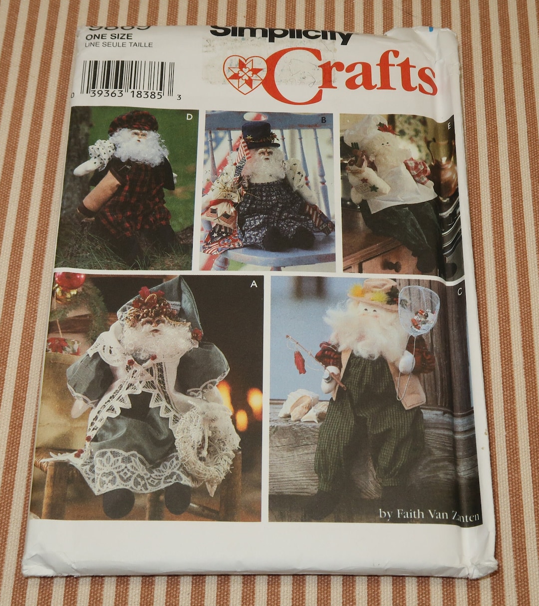 Uncut 21 Inch Santa and Clothing Pattern, Simplicity 9869 - Etsy