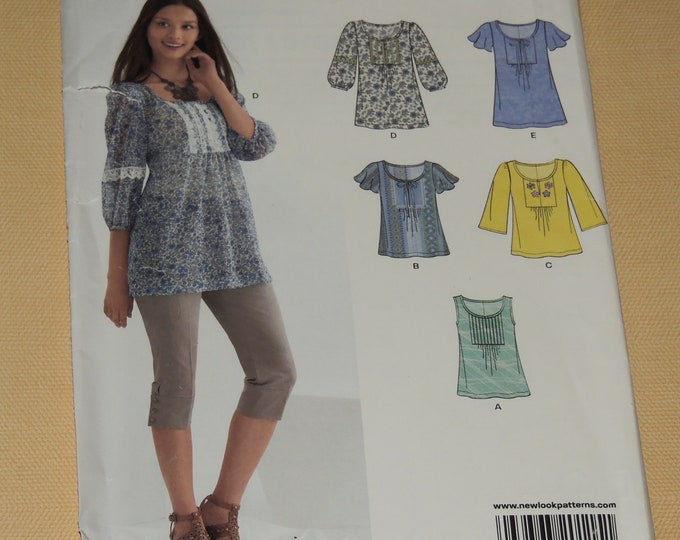 Uncut 10-22 New Look 0115 Top Pattern - Etsy