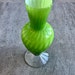 Vintage Chartreuse Glass Vase. 1950's Green Glass Vase - Etsy
