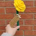 Yellow Rose Gift Rose Flower Gift Gift for Friends Blooming - Etsy