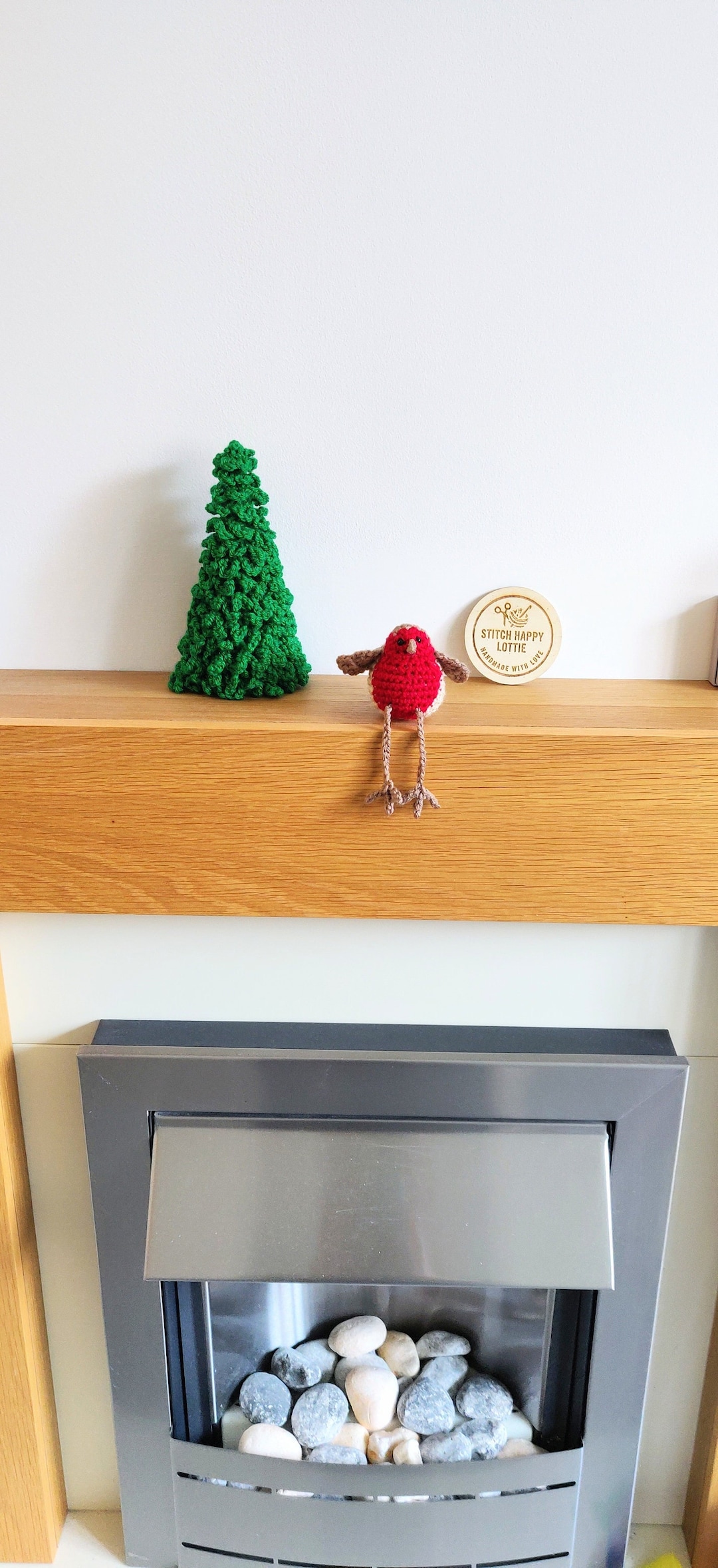 Robin Shelf Sitter, Christmas Robin Decoration, Crochet Robin Ornament ...