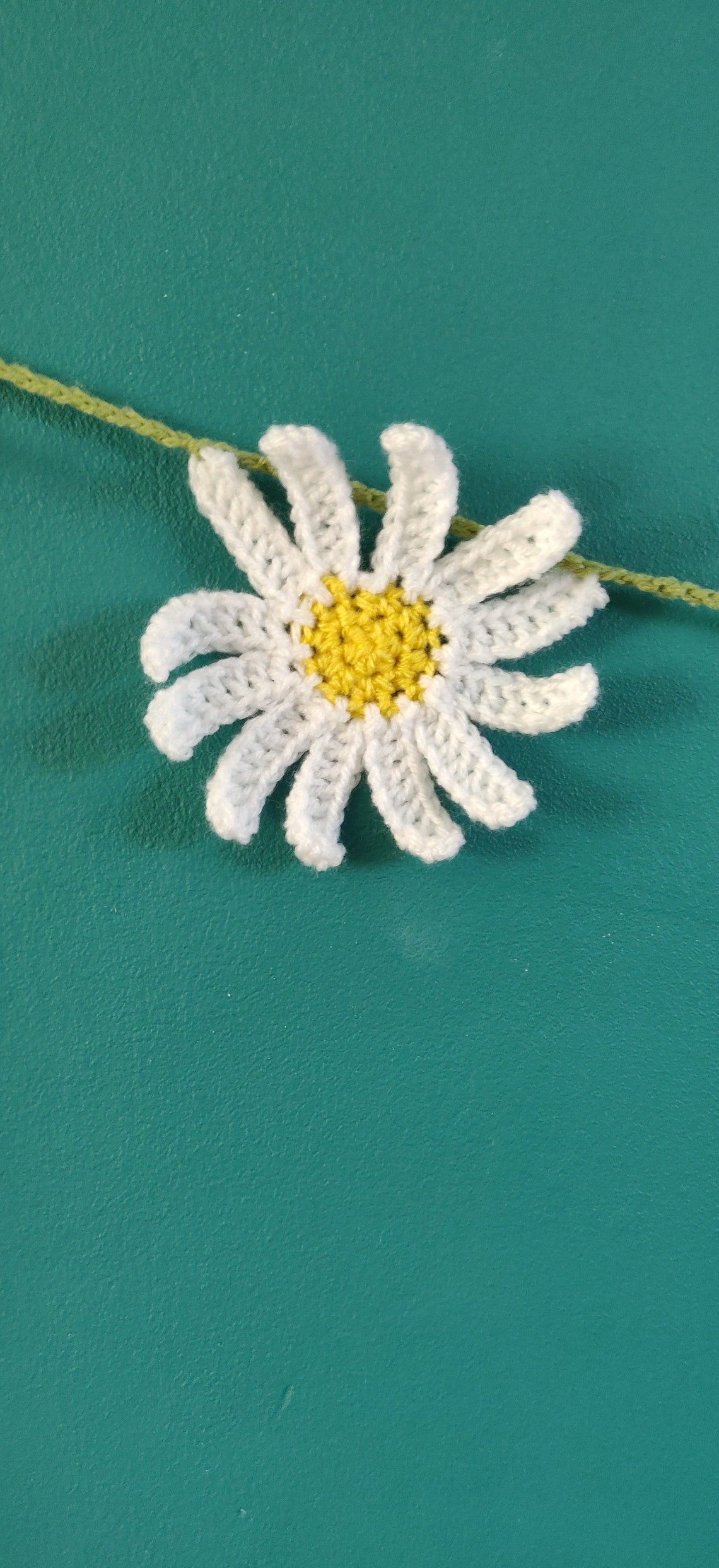 Daisy and Bee Garland Summer Garland Crochet Daisy Chain | Etsy