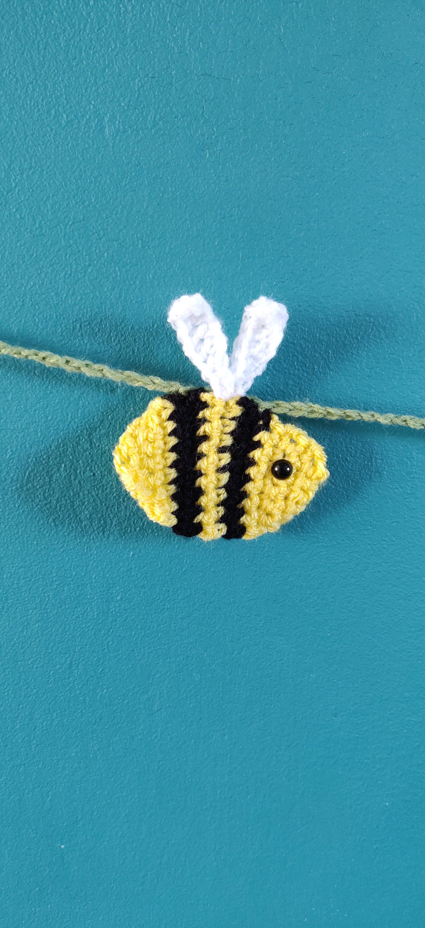 Daisy and Bee Garland Summer Garland Crochet Daisy Chain | Etsy