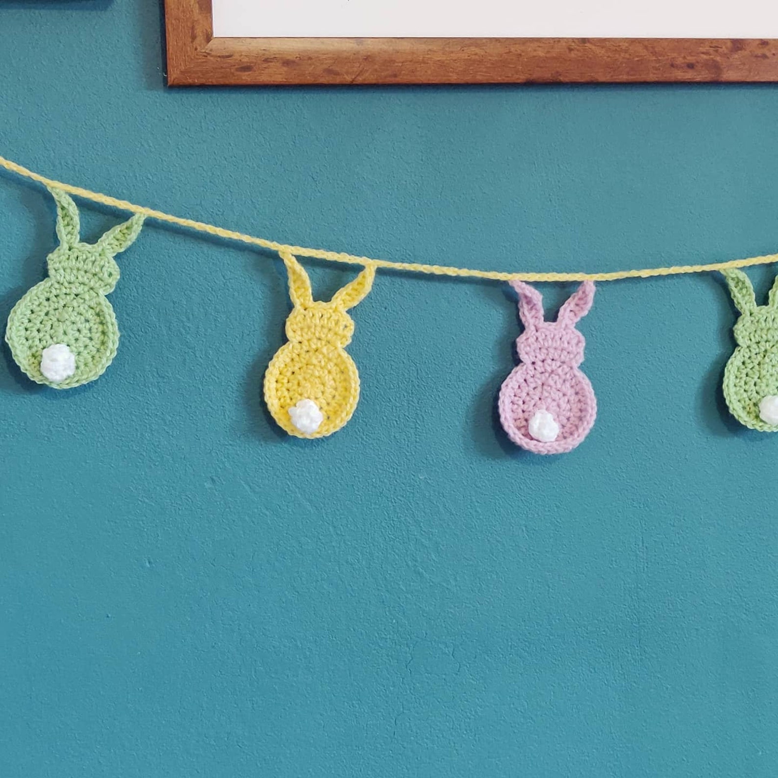 Rainbow Bunny Garland Crochet Garland Rabbit Garland - Etsy