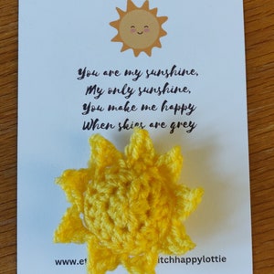 Pocket Hug Sunshine Token, Pocket Hug for Mum, Son, Daughter, A Little ...