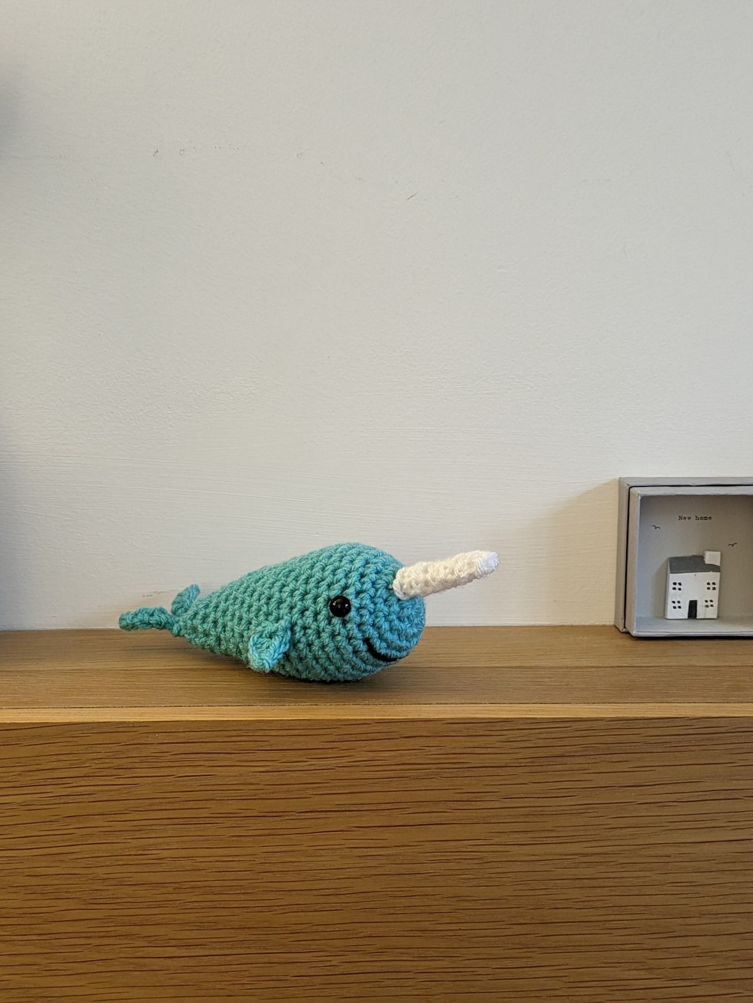 Crochet Narwhal Plush, Unicorn of the Seas, Beach House Decor, Seaside ...