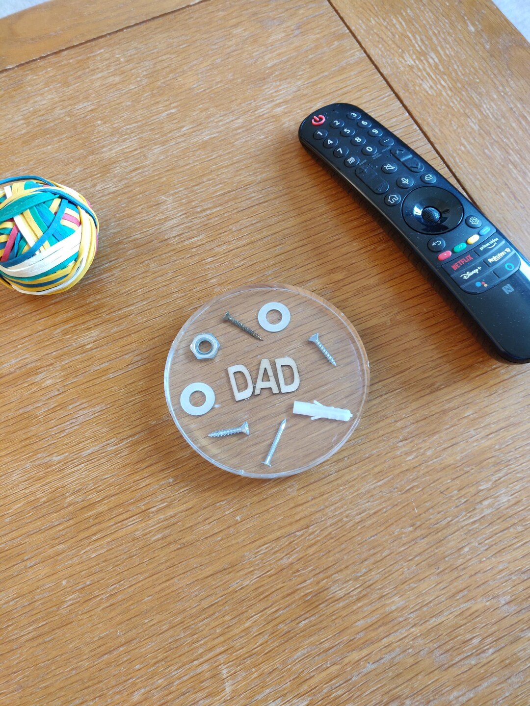 Dad Coaster, DIY Lover Coaster, Office, Custom Man Cave Decor, Resin ...