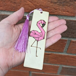 Green Leaf Bookmark Gift, Wooden Flower Book Marker, Tulip Book ...