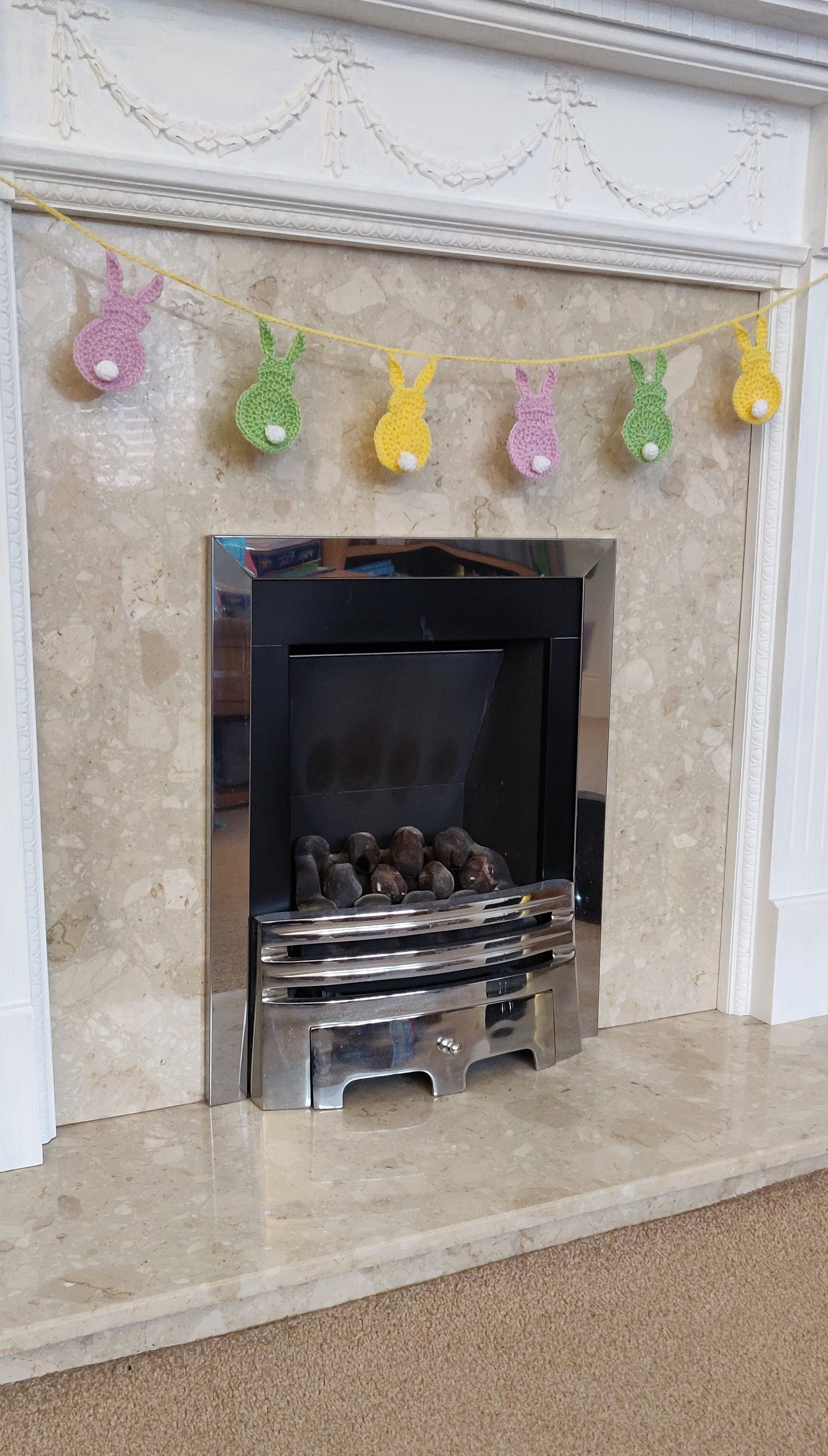 Rainbow Bunny Garland Crochet Garland Rabbit Garland | Etsy