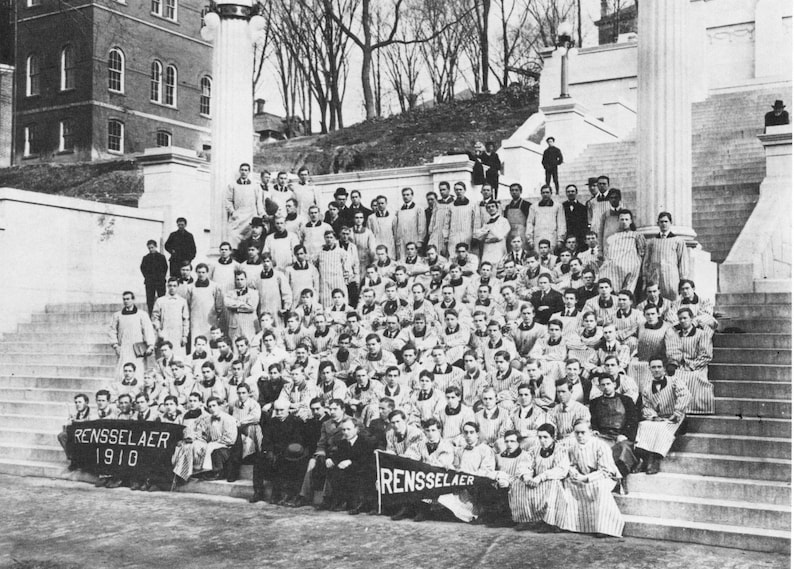 RPI Class of 1910 Rensselaer Polytechnic Institute - Vintage Photo ...