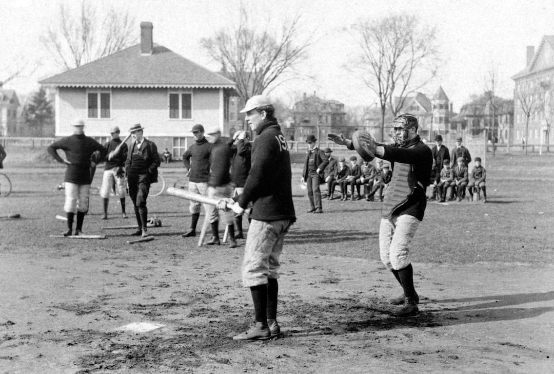 HARVARD UNIVERSITY CRIMSON Baseball Team in 1898 - Vintage Photo Print ...