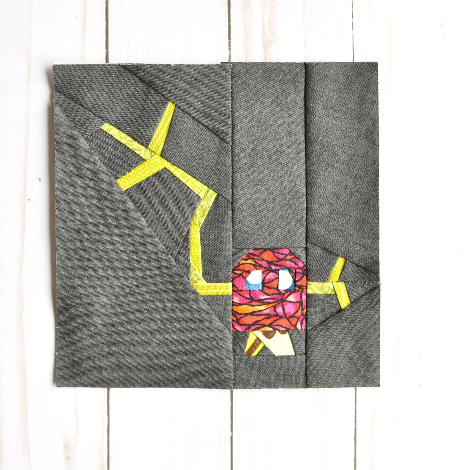 PDF Robot Quilt Block Pattern Foundation Paper Piecing - Etsy