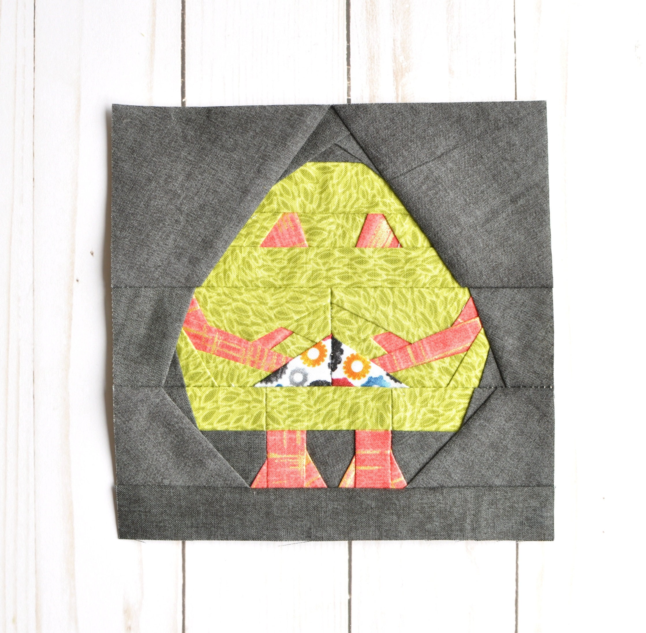 PDF Robot Quilt Block Pattern Foundation Paper Piecing - Etsy