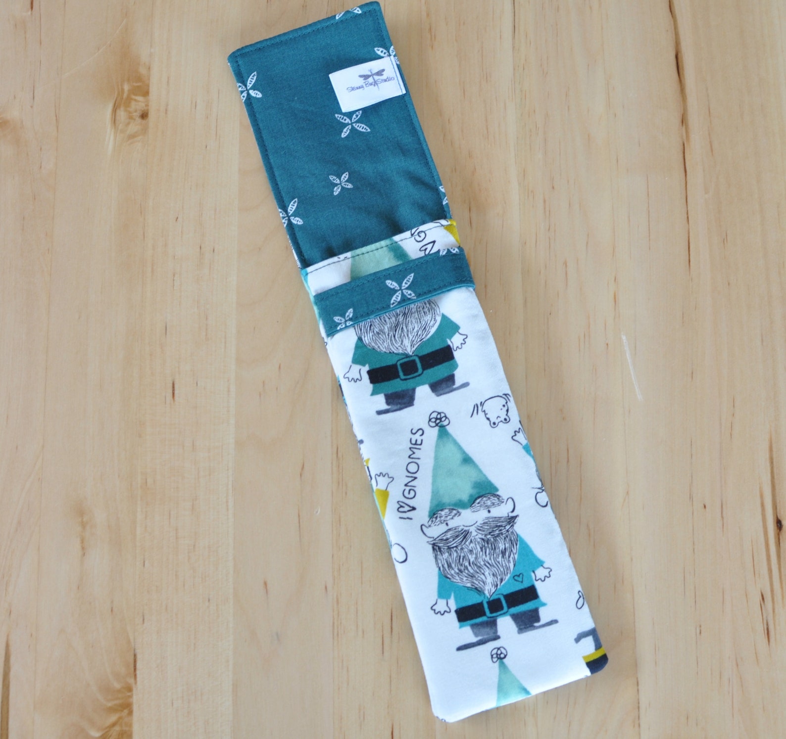 Utensil Pouch - Fun Cutlery Carrier - Handmade Silverware Case - Fabric ...