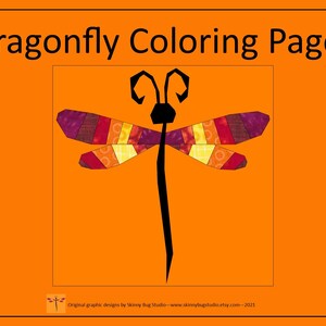 PDF Dragonfly Coloring Pages Graphic Design Printable Insect ...