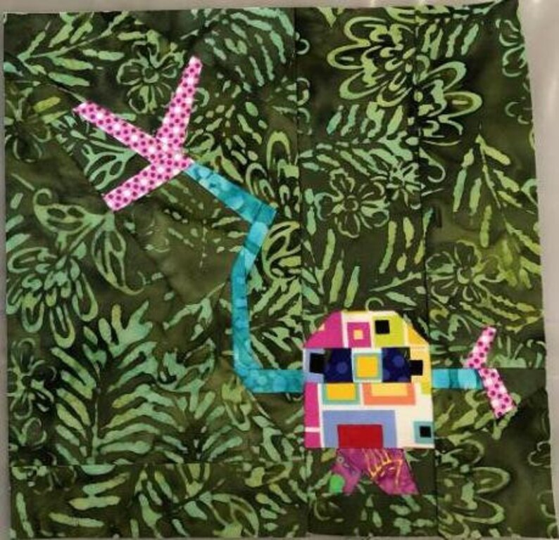 PDF Robot Quilt Block Pattern Foundation Paper Piecing - Etsy