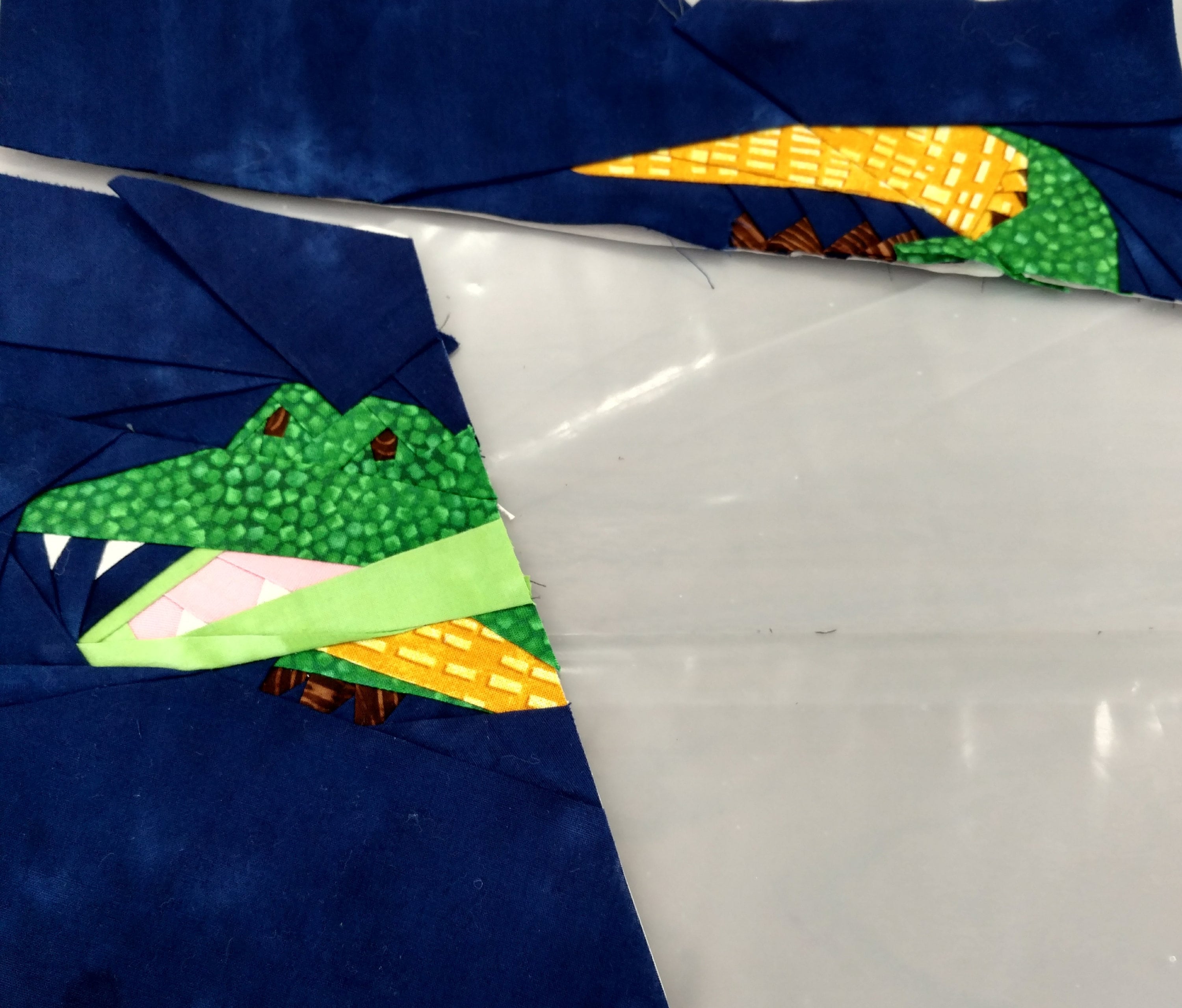 PDF Alligator Quilt Block Pattern 10 inch x 7 inch | Etsy