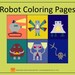 PDF Robot Coloring Pages Graphic Design Printable Science - Etsy