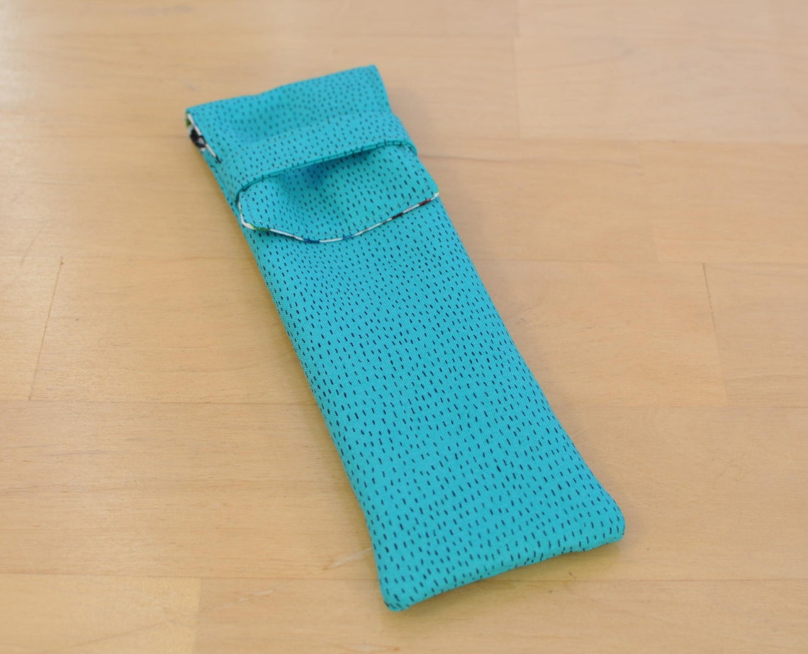 Utensil Pouch - Fun Cutlery Carrier - Handmade Silverware Case - Fabric ...