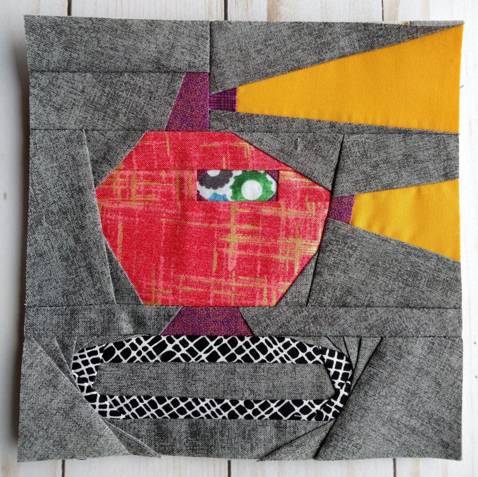 PDF Robot Quilt Block Pattern Foundation Paper Piecing - Etsy