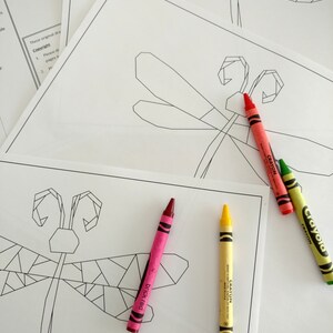 PDF Dragonfly Coloring Pages Graphic Design Printable Insect ...