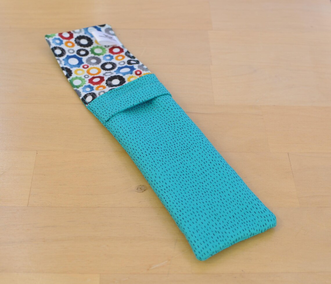 Utensil Pouch - Fun Cutlery Carrier - Handmade Silverware Case - Fabric ...