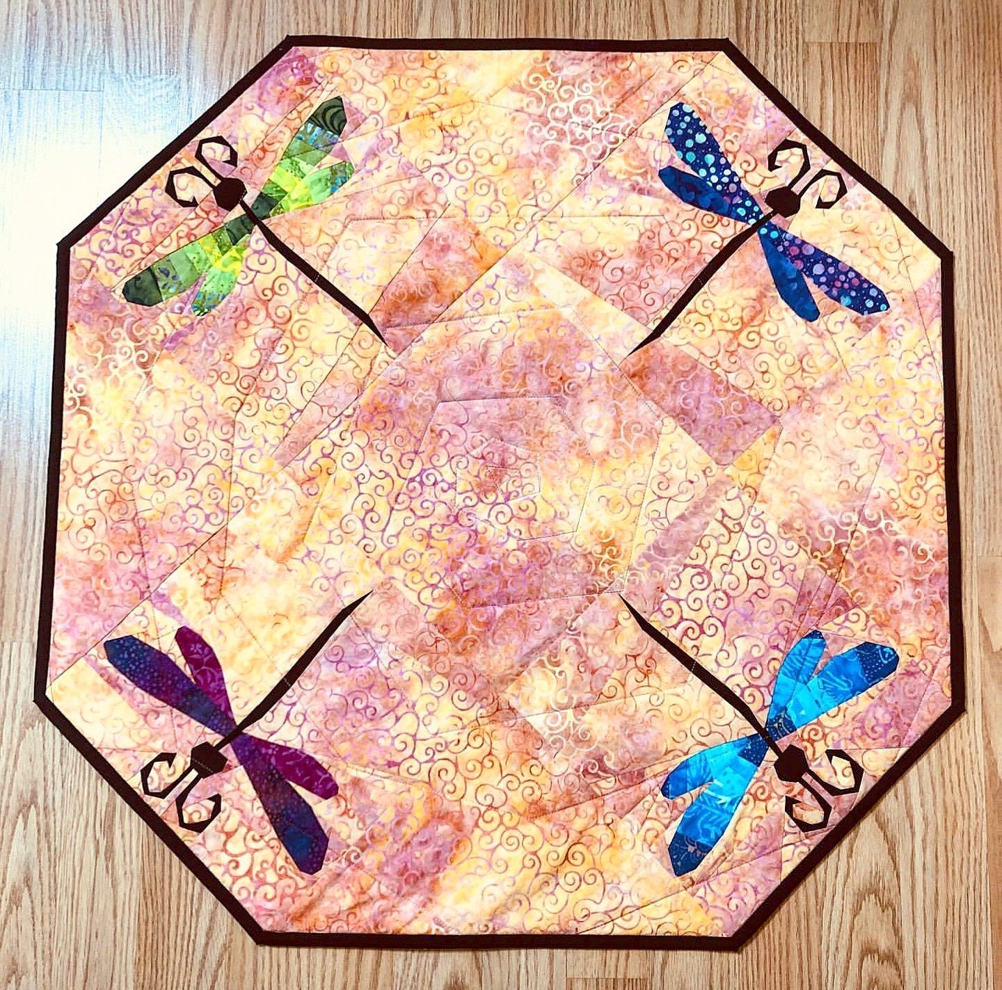 PDF Pattern - Dragonfly Quilt Block 10-inch - Foundation Paper Piecing ...