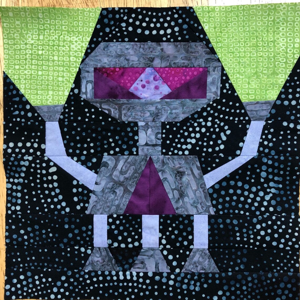 PDF Robot Quilt Block Pattern Foundation Paper Piecing - Etsy
