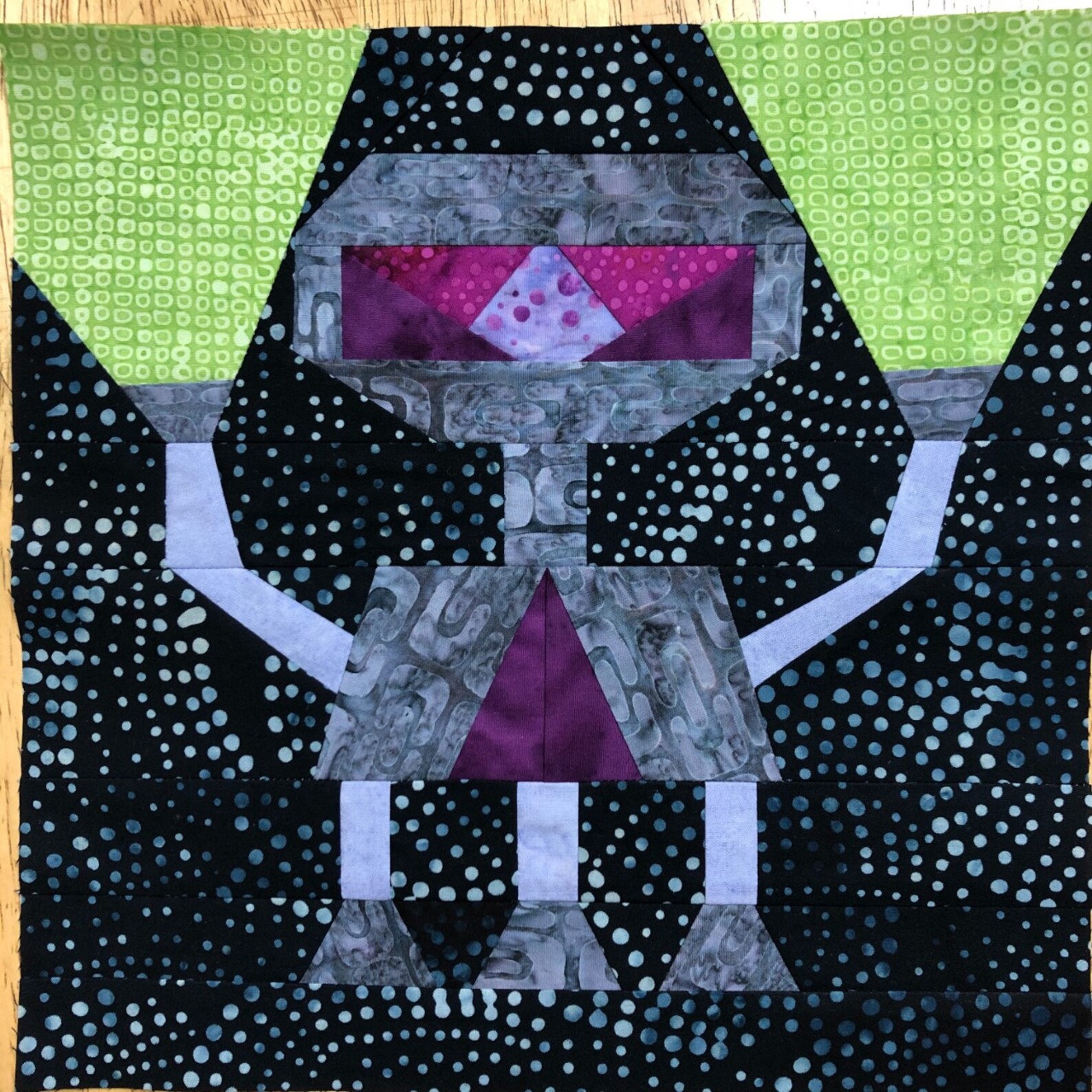 PDF Robot Quilt Block Pattern Foundation Paper Piecing - Etsy