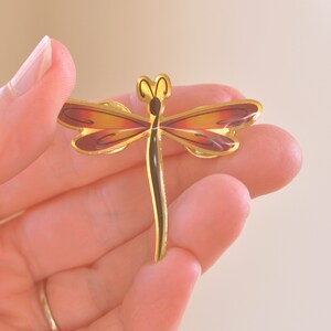 Dragonfly Bug Metal Pin With Clutch Back Attachments - Etsy