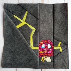 PDF Robot Quilt Block Pattern - Foundation Paper Piecing Pattern ...