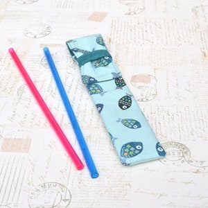 Chopstick Pouch - Reusable Straw Carrier - Makeup Brush Case - Crochet ...