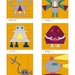 Set of 6 PDF Robot Quilt Block Patterns - Foundation Paper Piecing ...