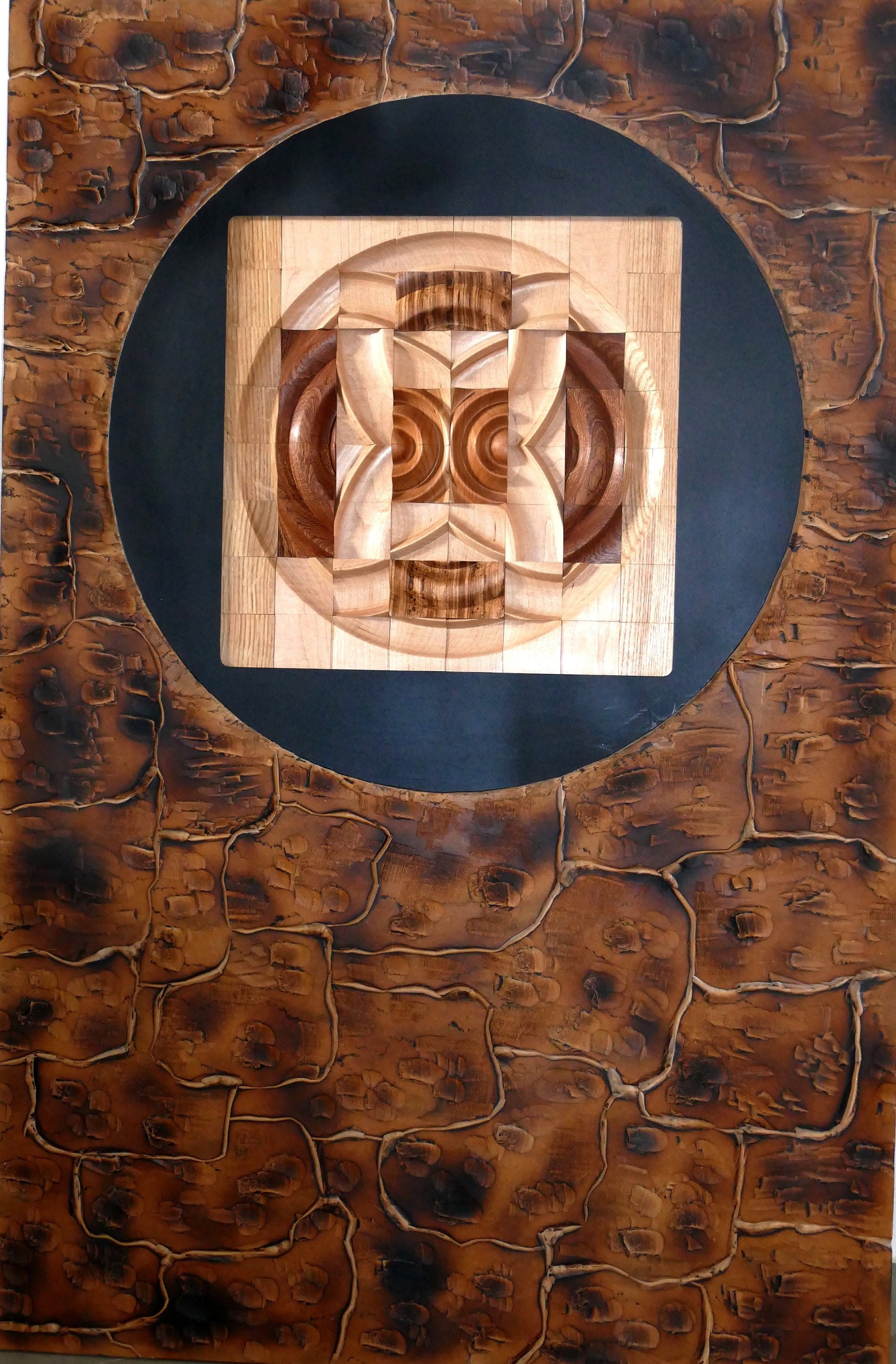Geometric Wood Wall Art, Modern Abstract Wood Art, Moving and Changing ...