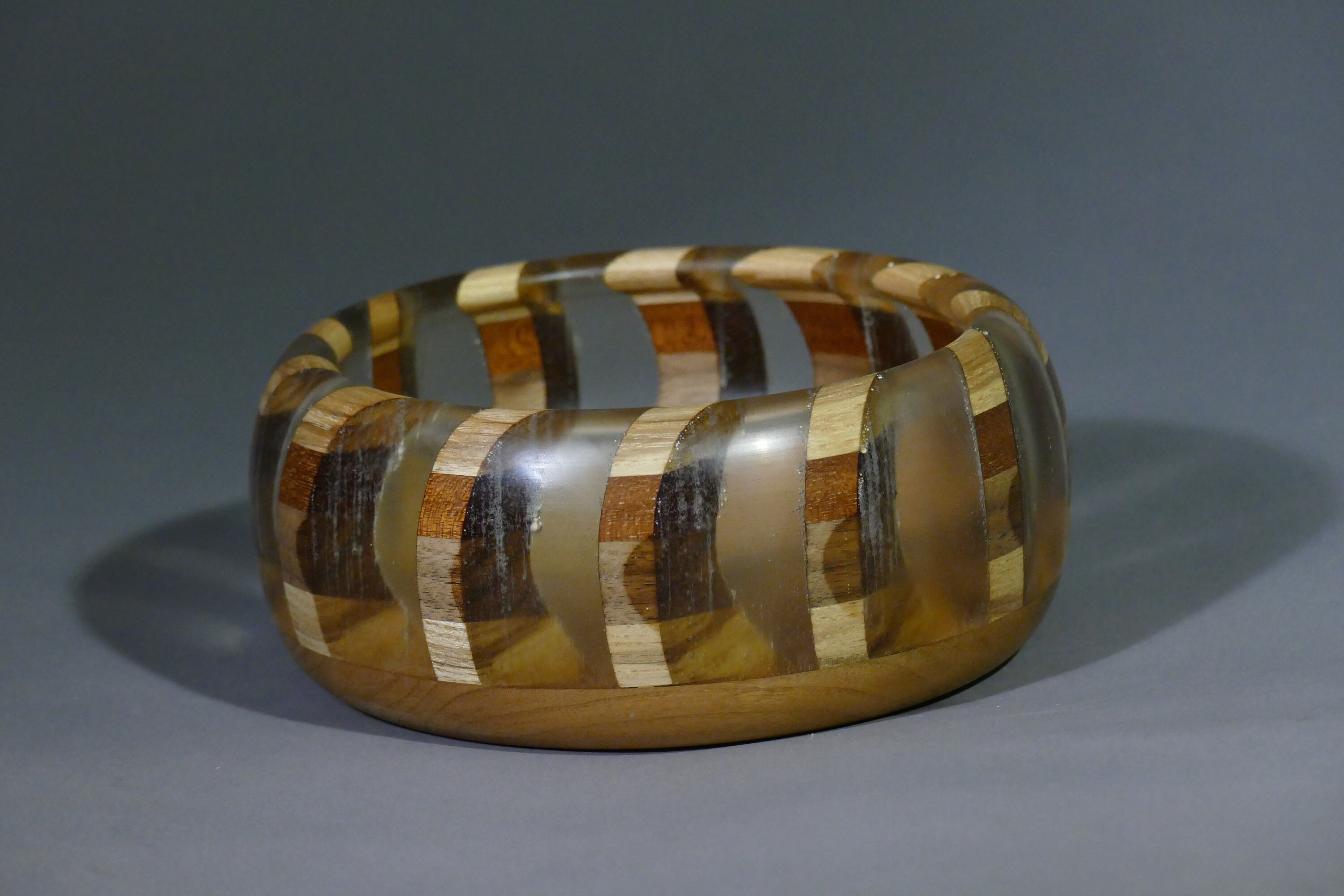 Recycled Wood and Epoxy Resin Bowl, Personalized Wooden Dip and Spices ...