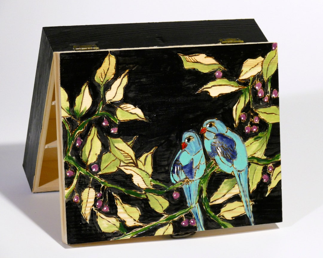 Rustic Tea Box With 9 Compartments, Wooden Tea Bag Organizer, Love ...