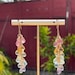 Pastel Rainbow Waterfall Cascade Earrings - Etsy