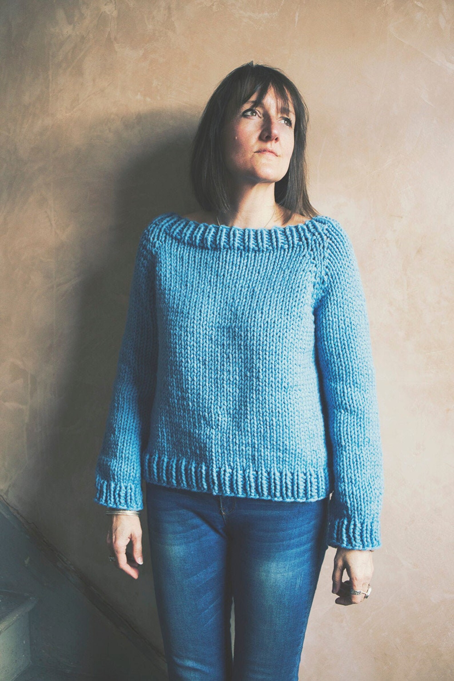 Super Boxy Chunky Sweater. Pattern Only - Etsy